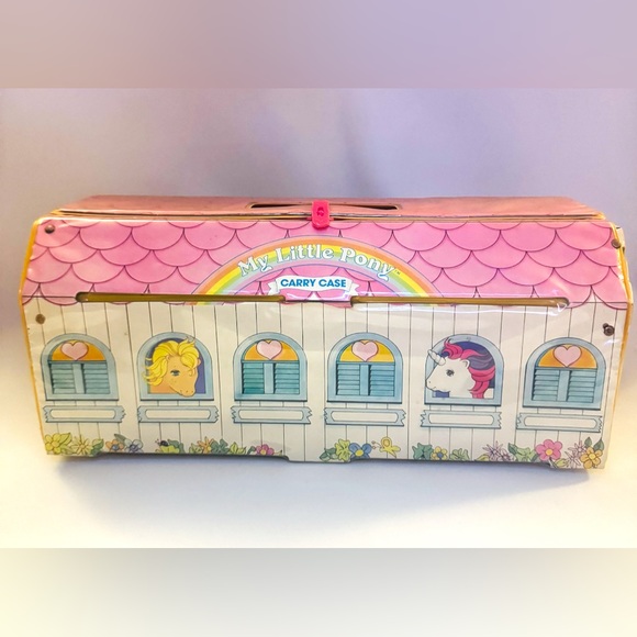 Toys | Vintage My Little Pony Carry Case 6 Slots Hasbro 1983 Stable ...